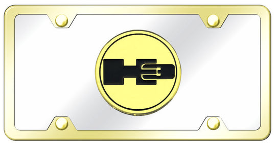 Hummer H3 Plate Kit - Gold on Mirrored - Official Licensed – Tuning In ...