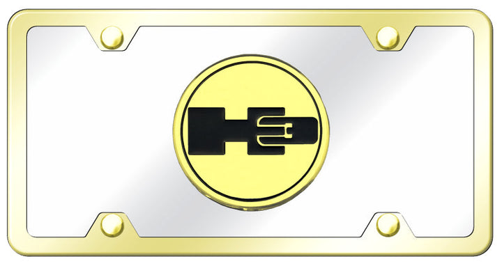 Hummer H3 Plate Kit - Gold on Mirrored - Official Licensed – Tuning In ...