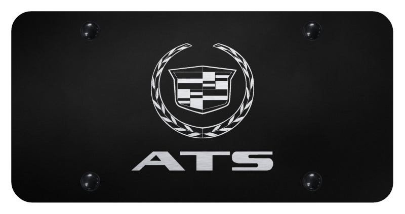 Cadillac ATS License Plate - Laser Etched Black - Official Licensed ...